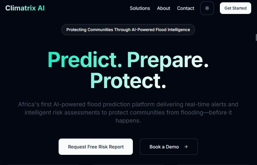Climatrix AI - Nigeria's First AI-Powered Climate Intelligence Platform