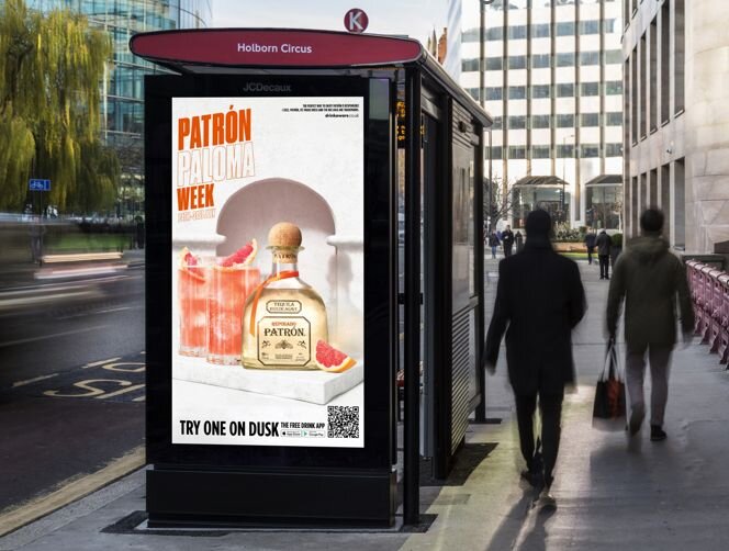 DUSK and Patron Out-of-Home Case Study | JCDecaux UK