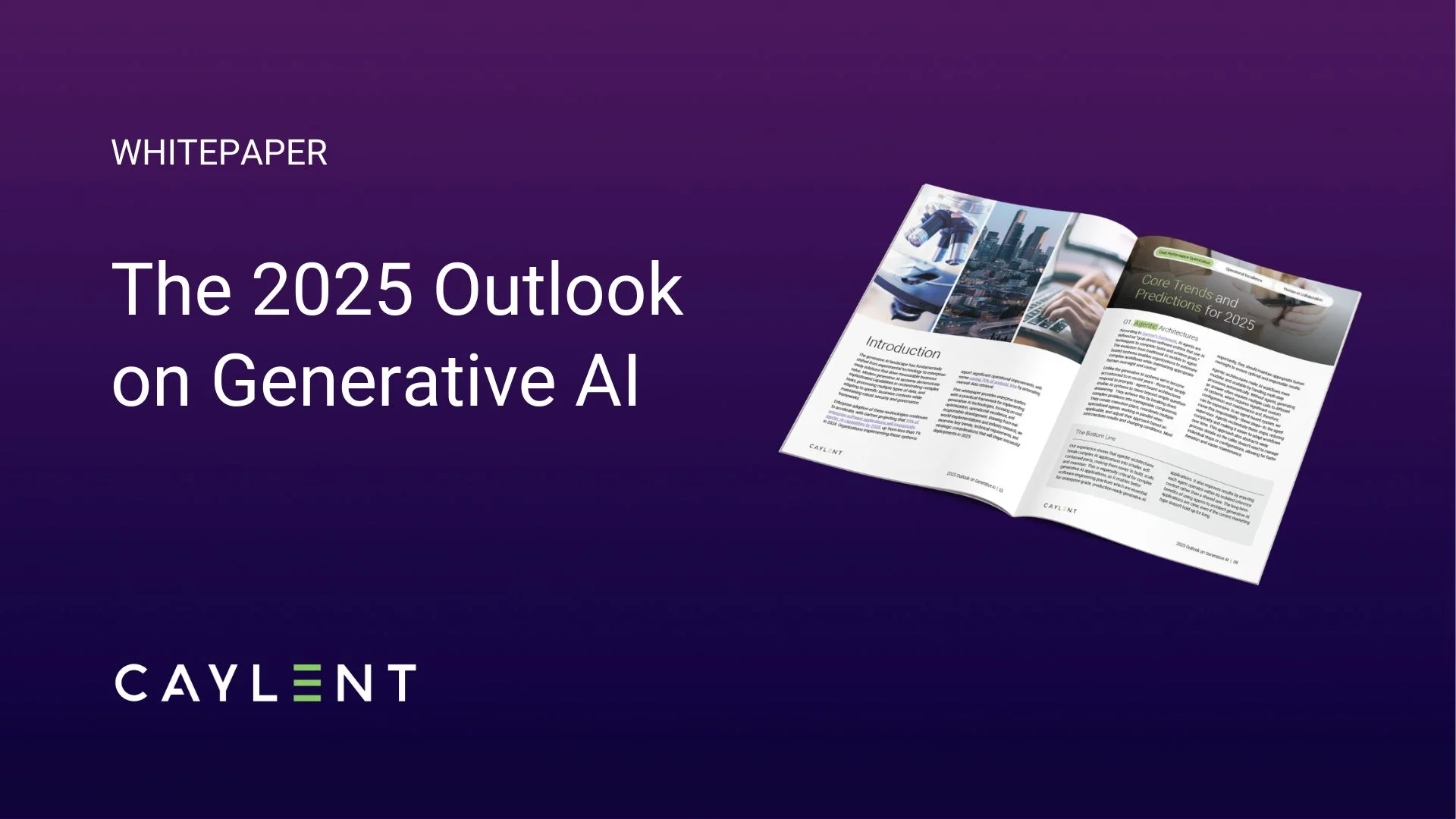 Whitepaper: The 2025 Outlook on Generative AI | Caylent