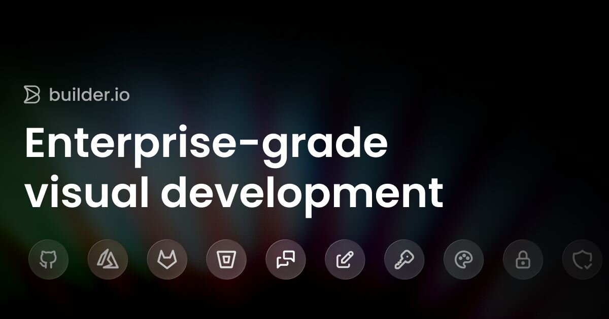 Enterprise-grade visual development