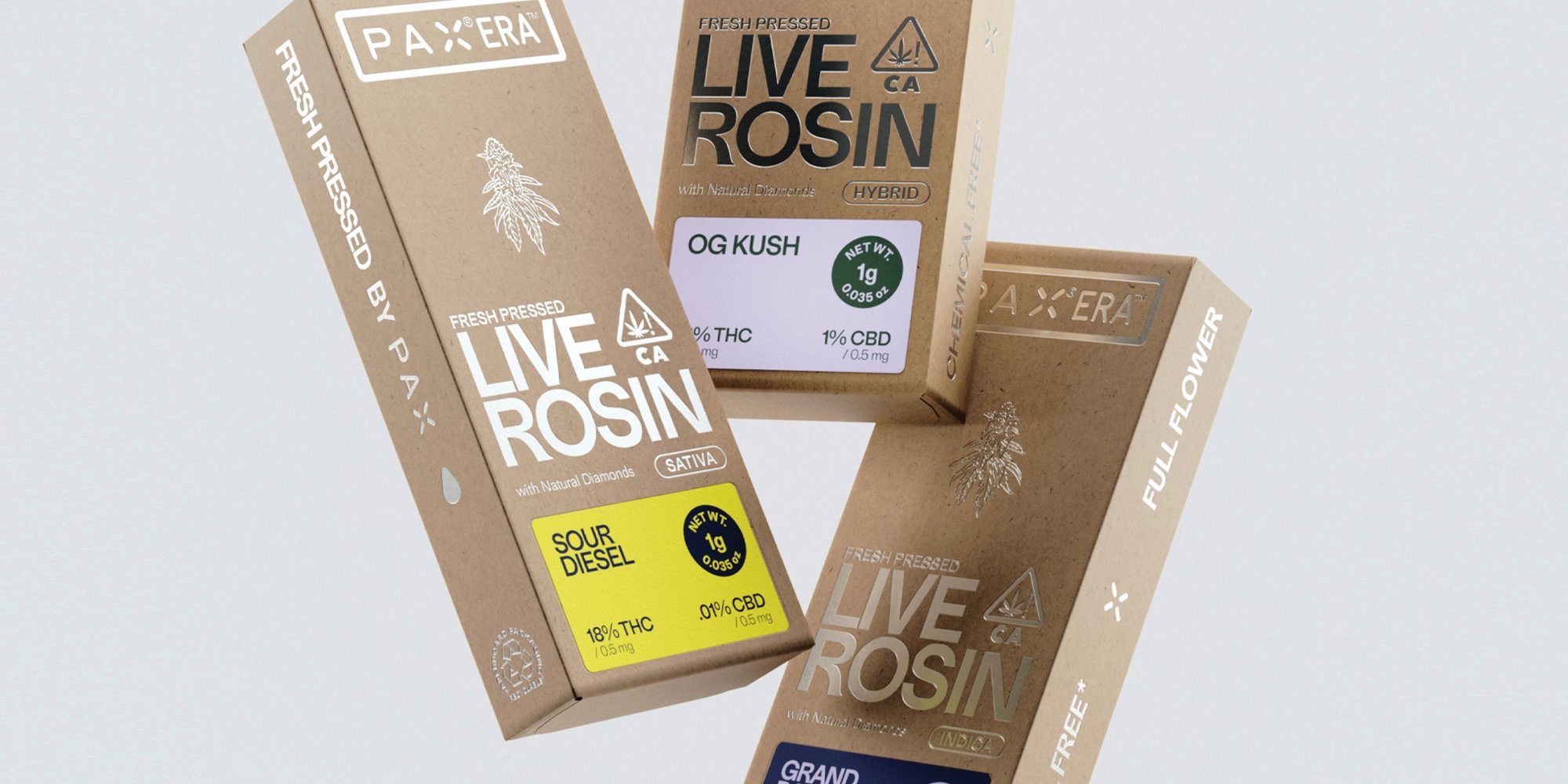 Live Rosin with Natural Diamonds Pods