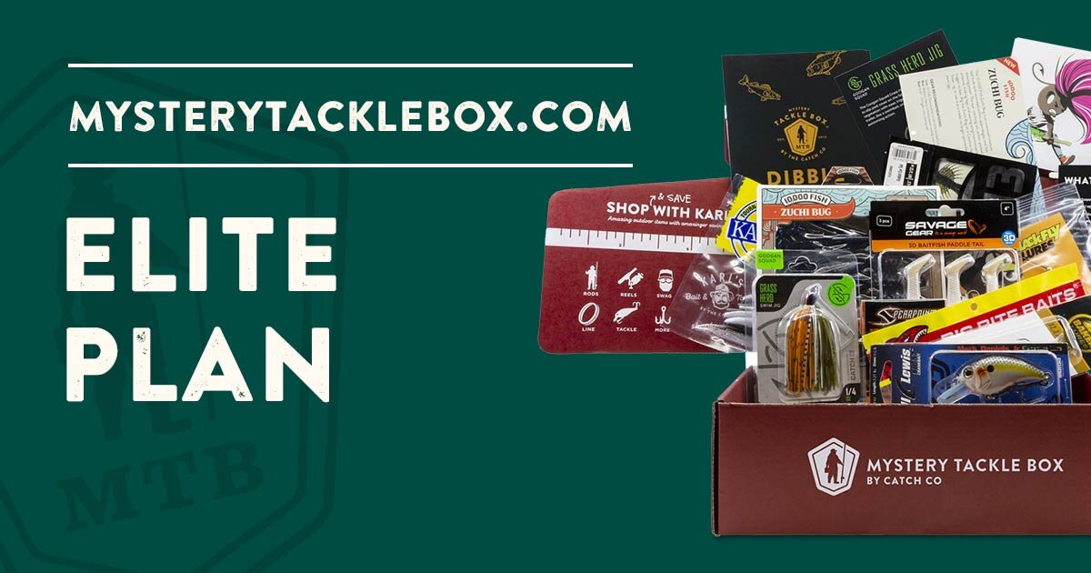 Elite Plan | Mystery Tackle Box | The #1 Fishing Tackle Subscription