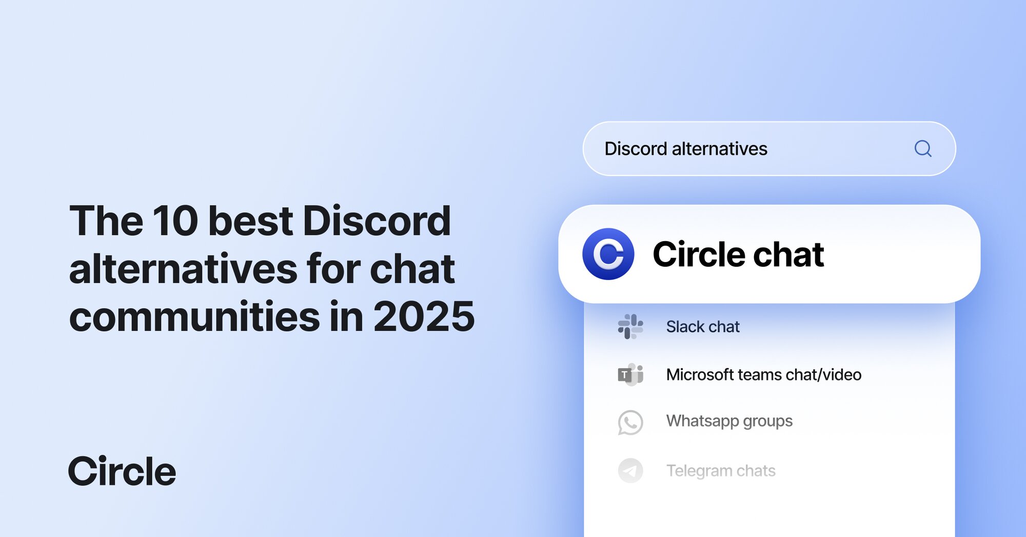 10 Best Discord Alternatives in 2025 | Circle Blog