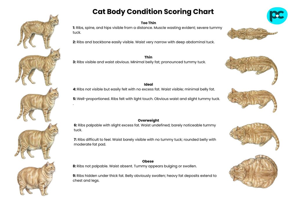 Body Condition Score: Is Your Dog or Cat Overweight or Underweight ...