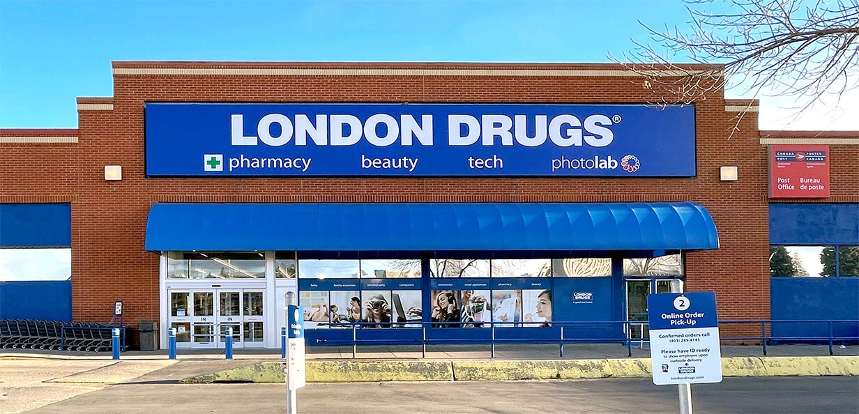 London Drugs Store at 3630 Brentwood Road NW Calgary A