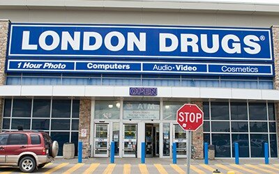London Drugs Store at 14951 Stony Plain Road Edmonton A
