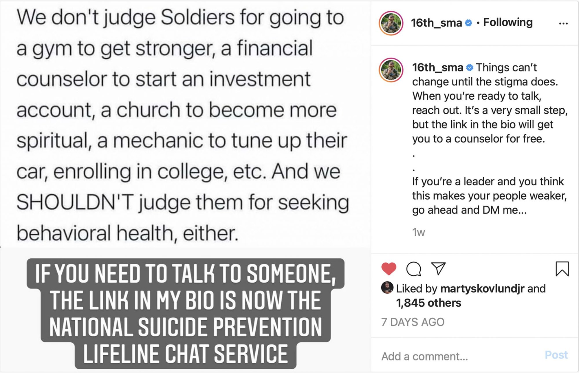 Sergeant Major of the Army Turns to Instagram to Improve Command ...