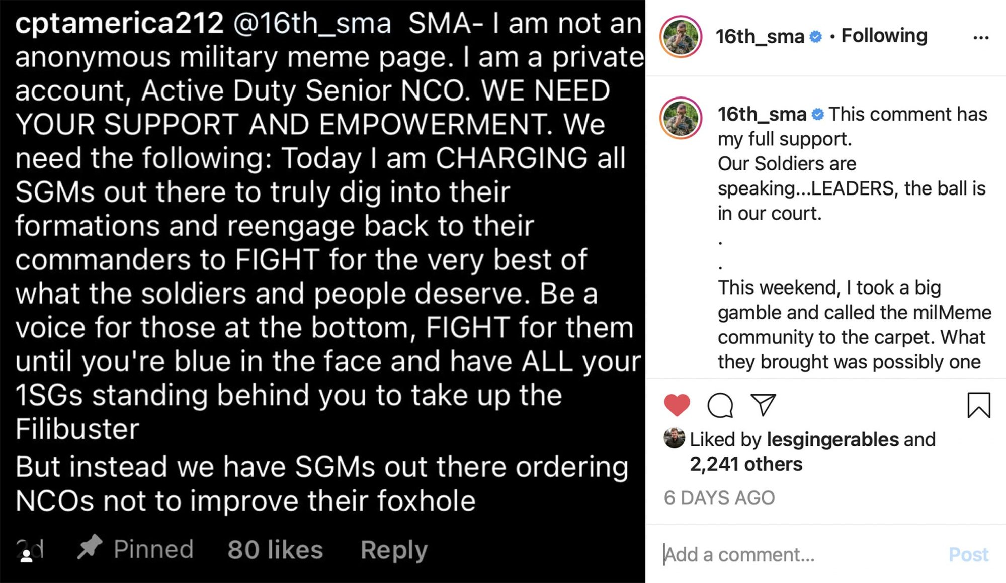 Sergeant Major of the Army Turns to Instagram to Improve Command ...