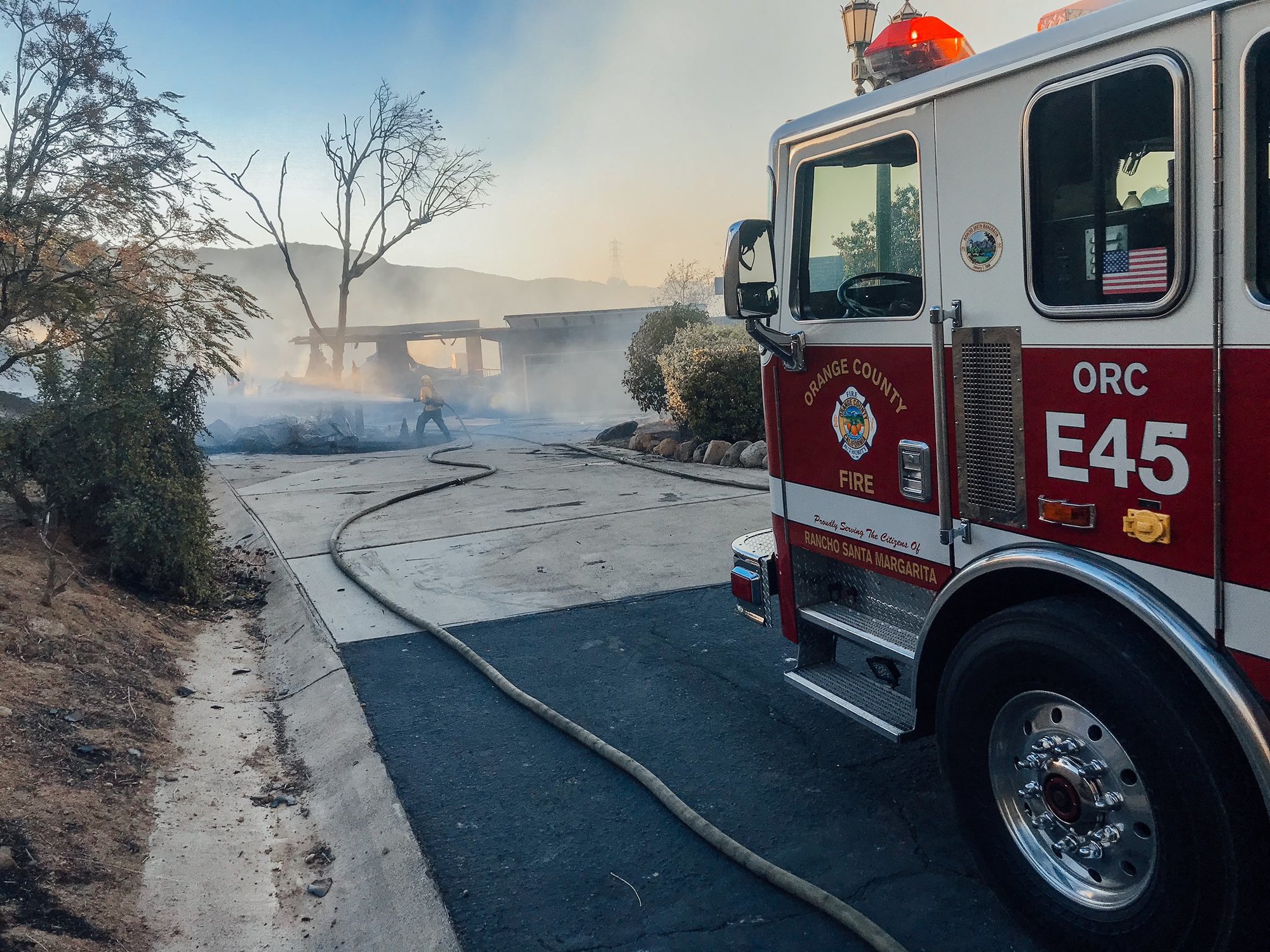 2 Forest Service Firefighters Injured While Fighting the Bond Fire in ...