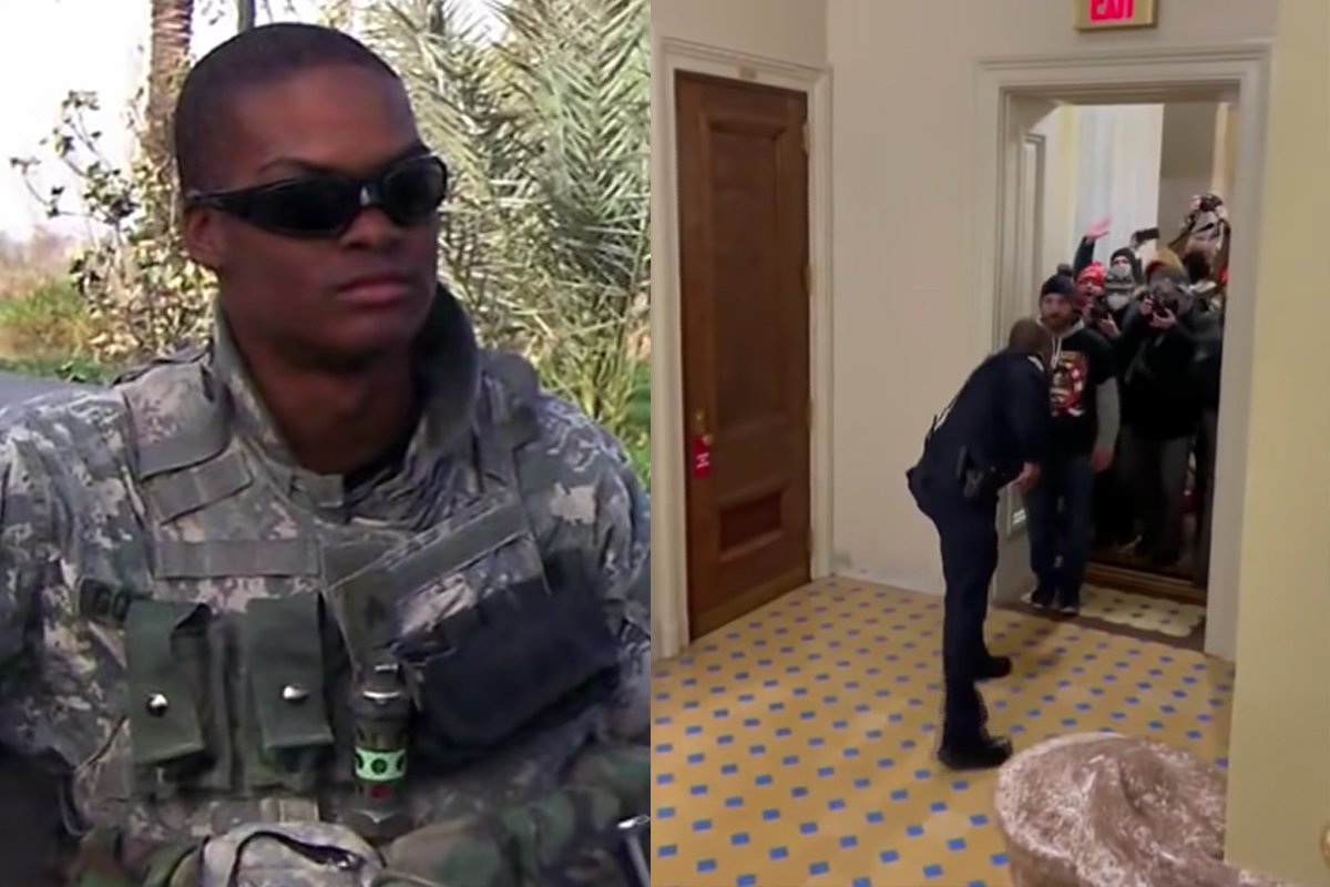 US Capitol Police Officers Eugene Goodman, Brian Sicknick Honored for ...