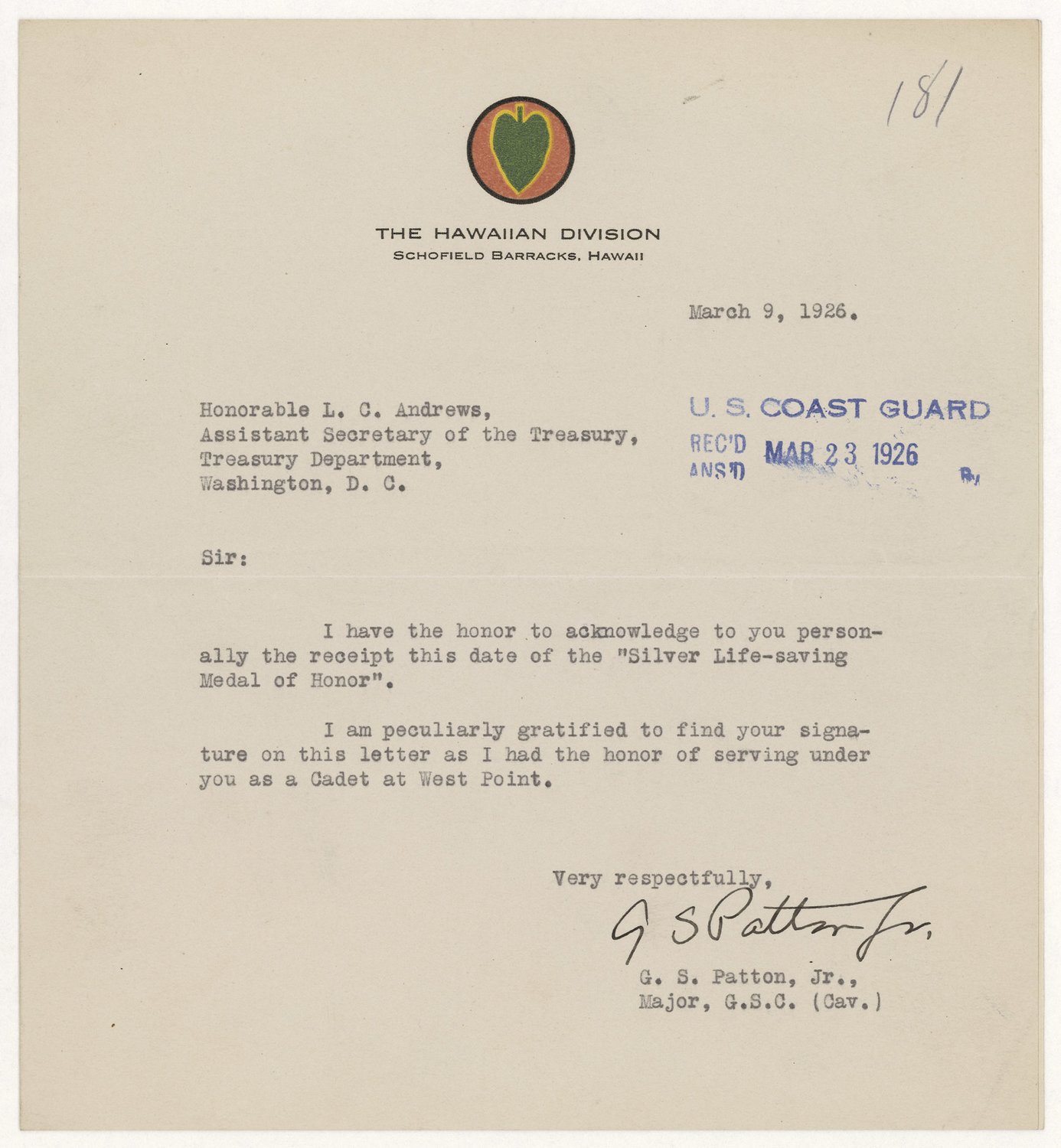 The Lifesaving Medal Gen. George Patton Earned 20 Years Before World ...