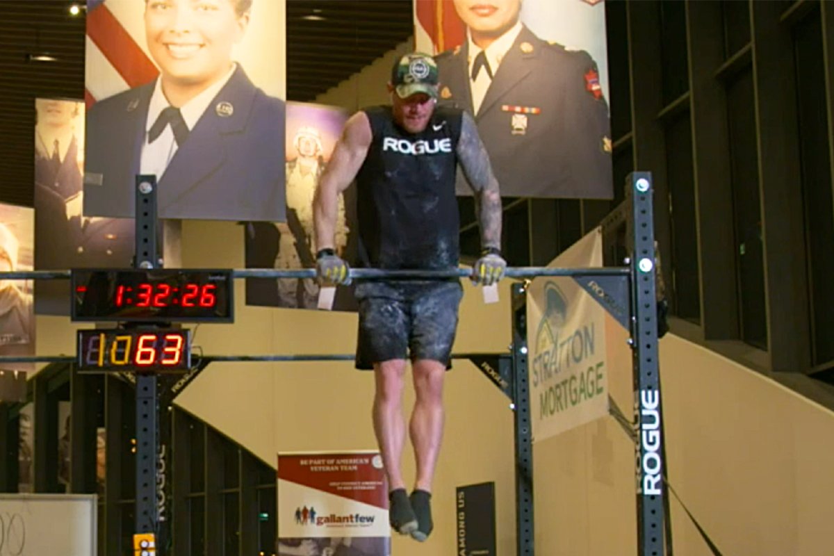 Army Ranger Veteran Breaks World Muscle-up Record | Coffee or Die