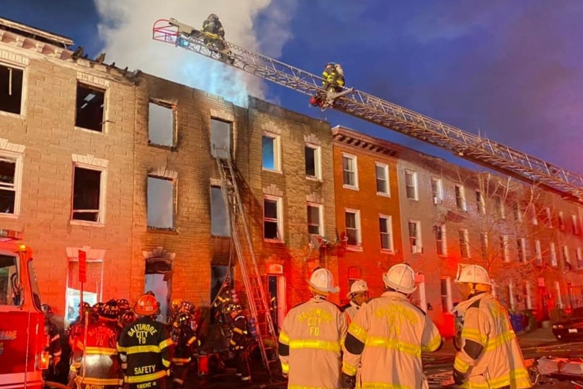 Abandoned Rowhouse Blaze Kills 3 Baltimore Firefighters | Coffee or Die