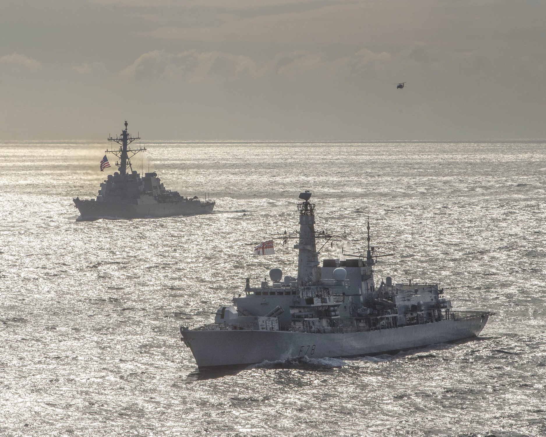 U.S. and British Ships depart Barents Sea, Continue Arctic Operations ...