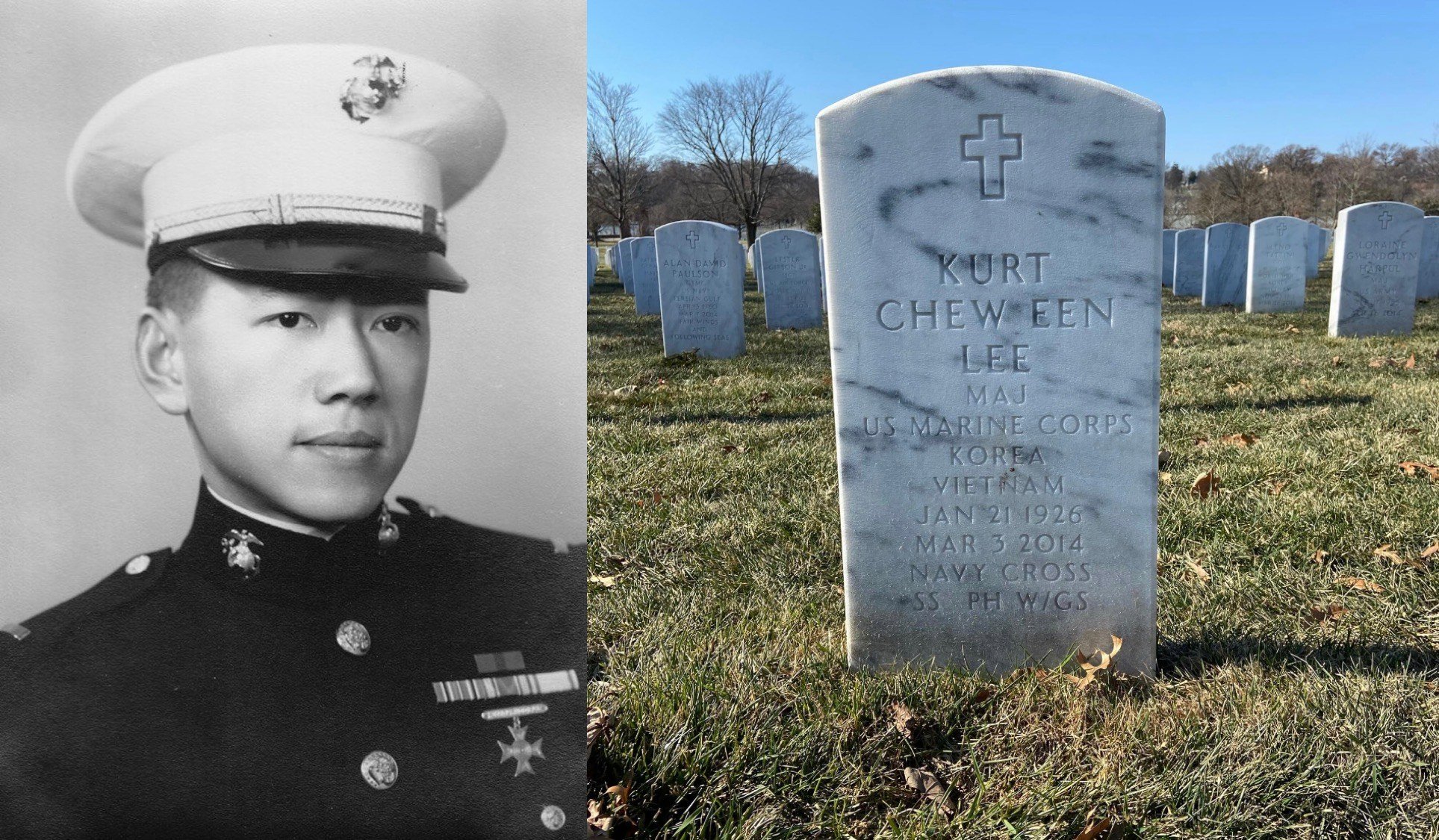 Arlington National Cemetery Honors Marine Kurt Chew-Een Lee for Chinese ...
