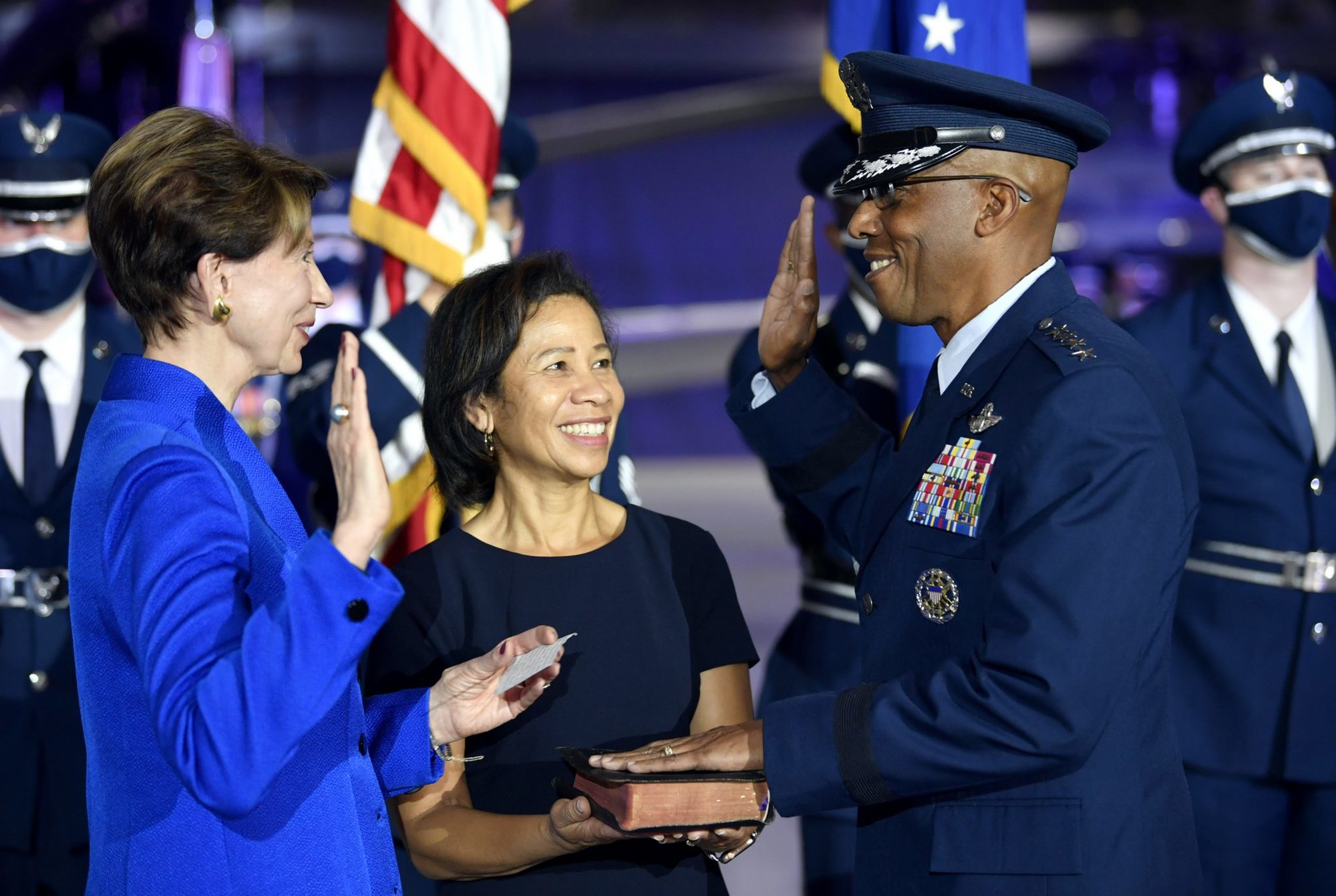 Air Force Gen. Brown Makes History as First Black Officer to Lead a ...