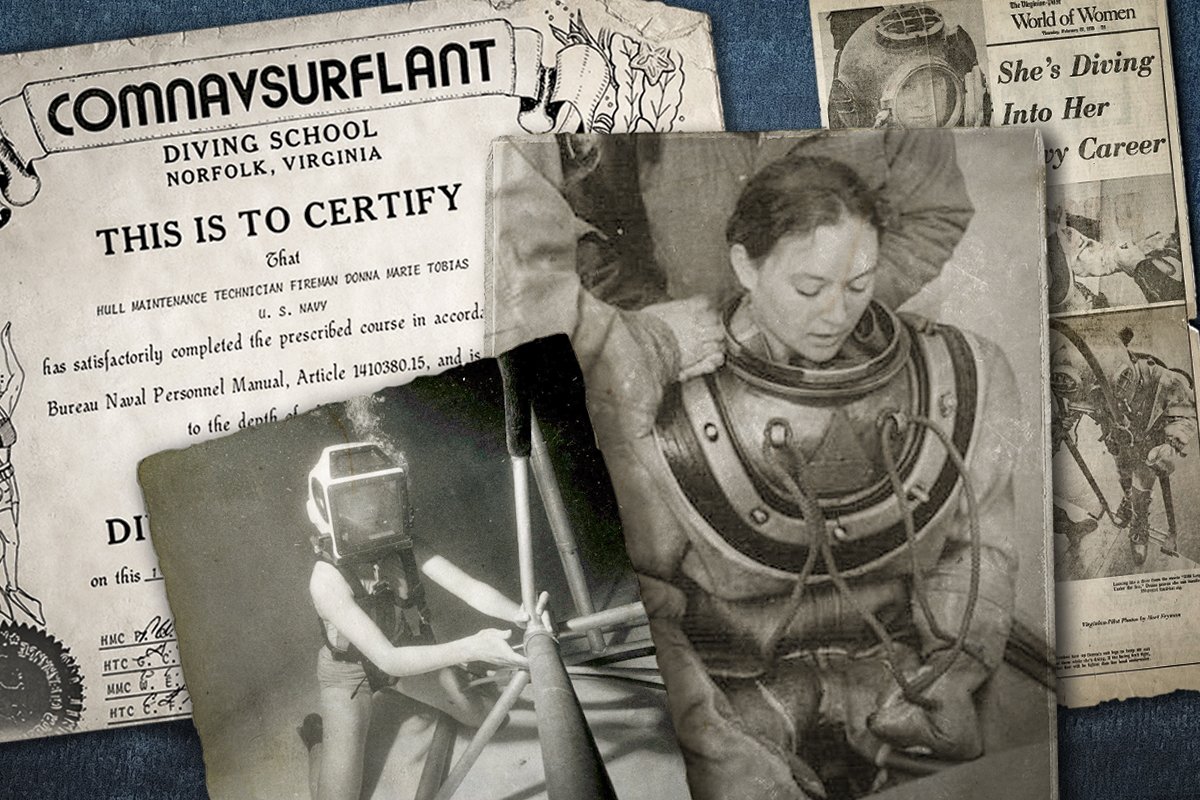 Donna Tobias: The 1st Female Deep Sea Diver in US Military History ...