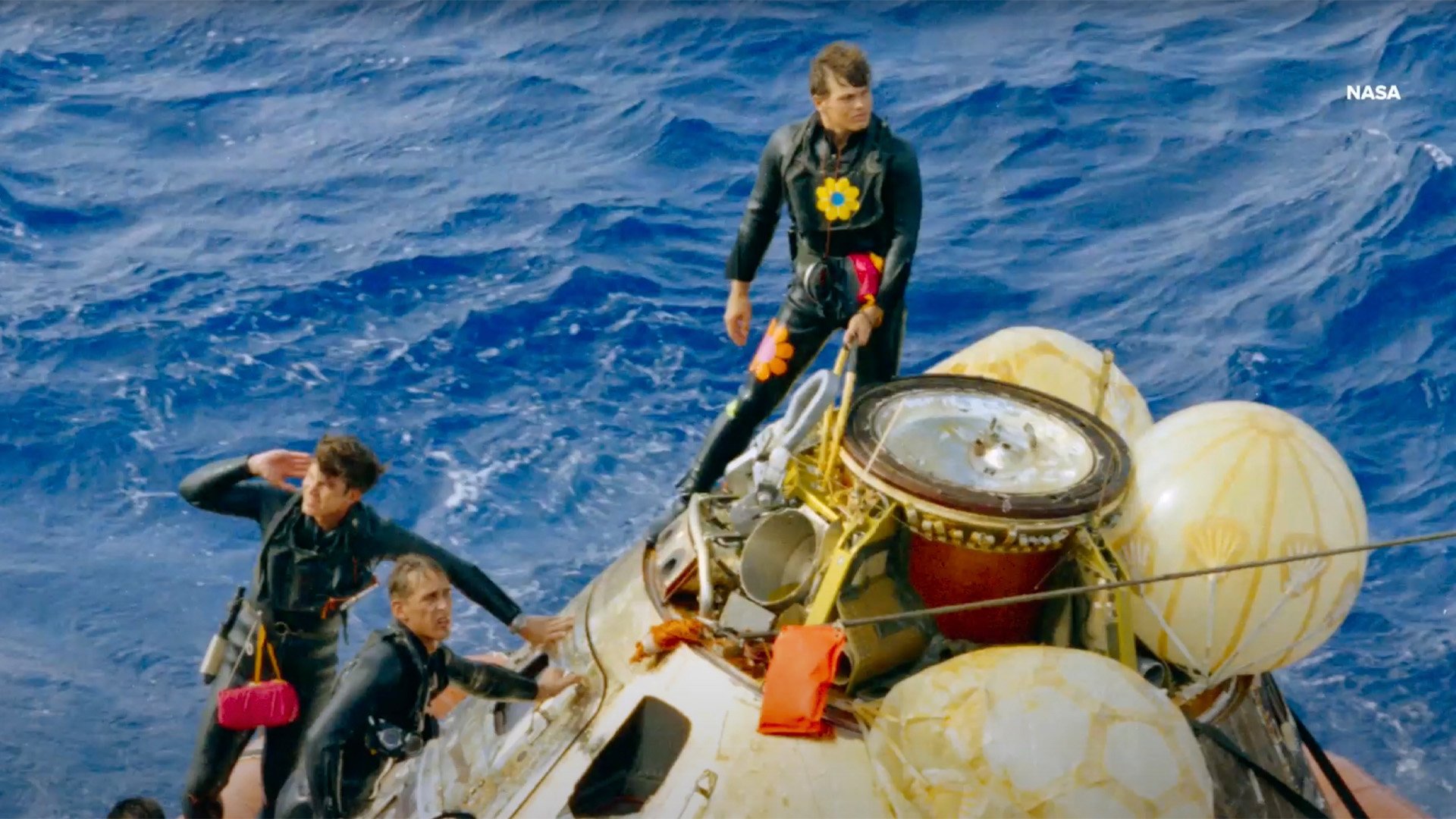 The Flower-Wearing Frogman Who Welcomed Apollo 11 Astronauts Back to ...