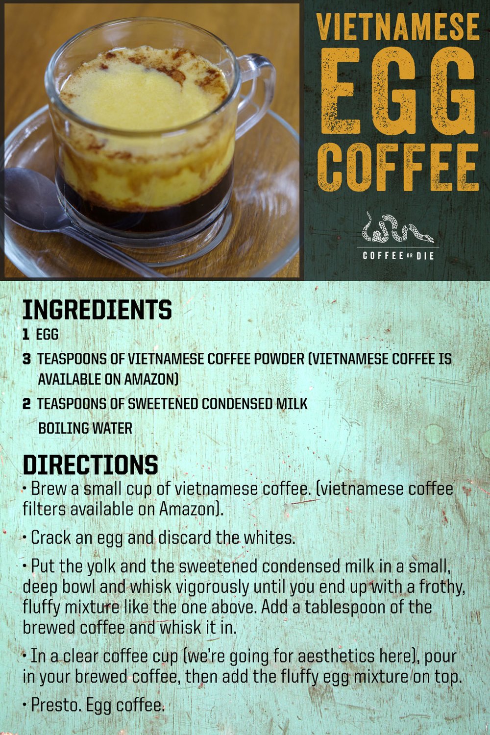 Egg Coffee Is Not as Strange as It Sounds | Coffee or Die