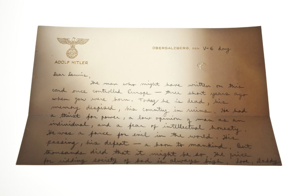 This OSS Officer Penned A Letter On V-E Day Taken From Hitler’s ...
