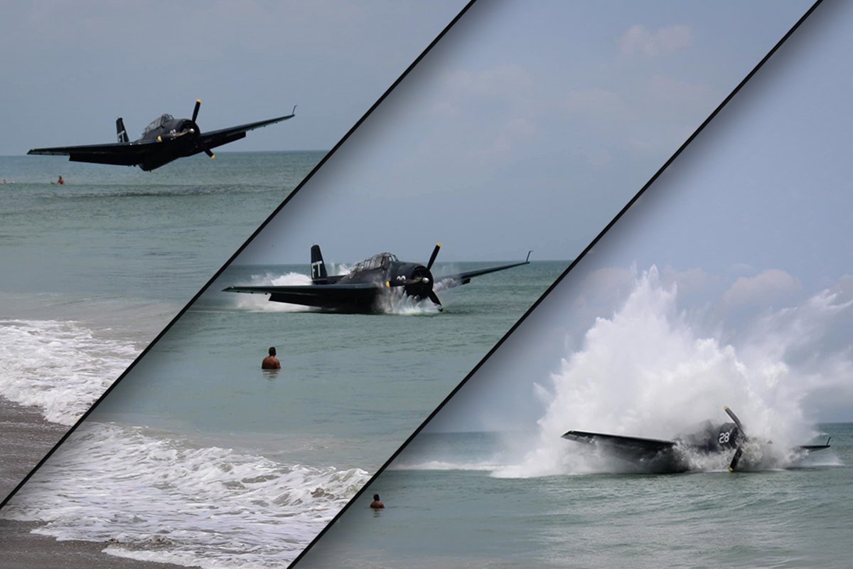 World War II Aircraft Nails Perfect Ditching Near Space Force Base ...