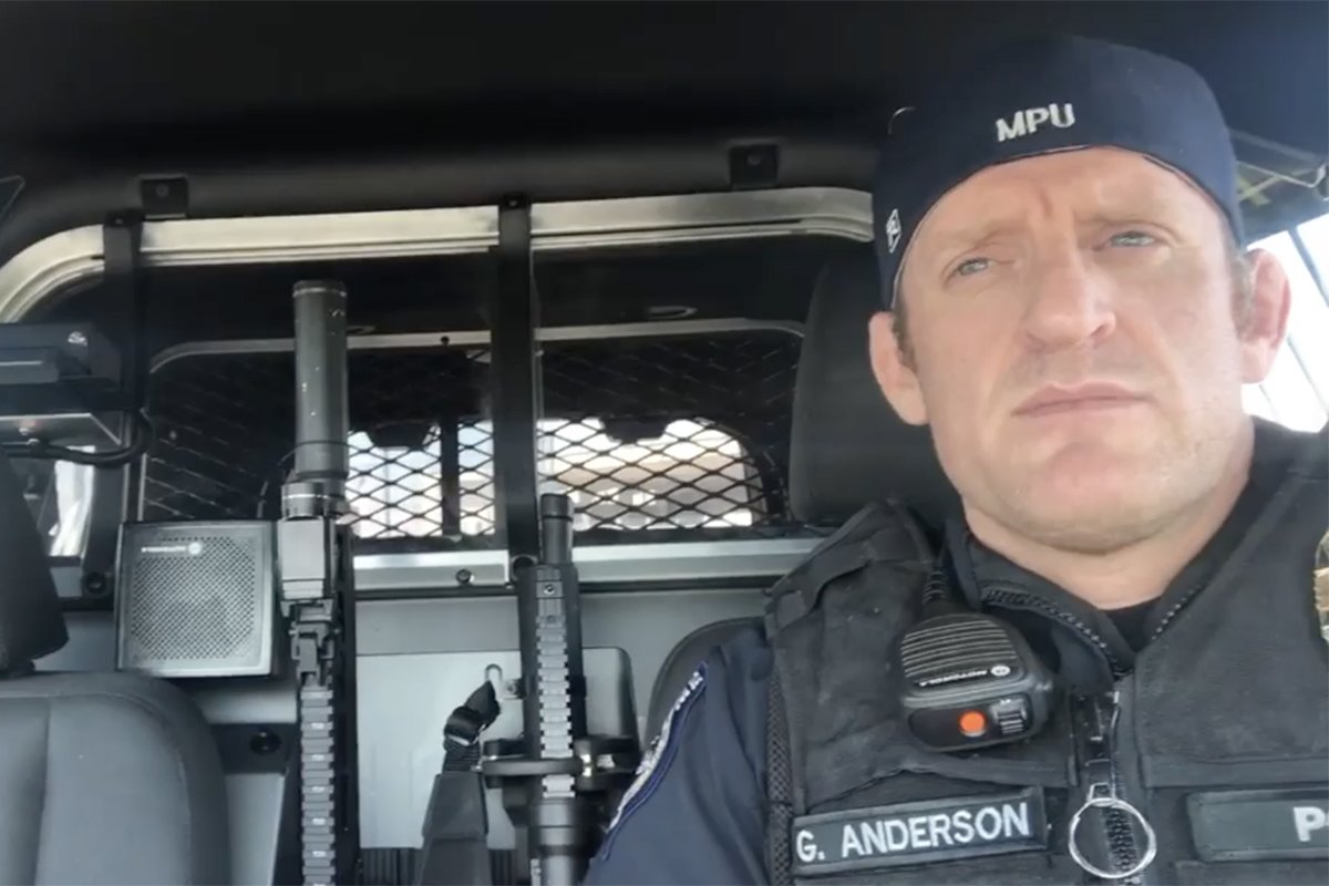 Officer Greg Anderson on Administrative Leave After Social Media Video ...