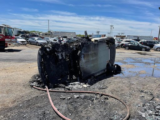 How Firefighters Battled a Fire Caused by a Damaged Lithium-Ion Tesla ...