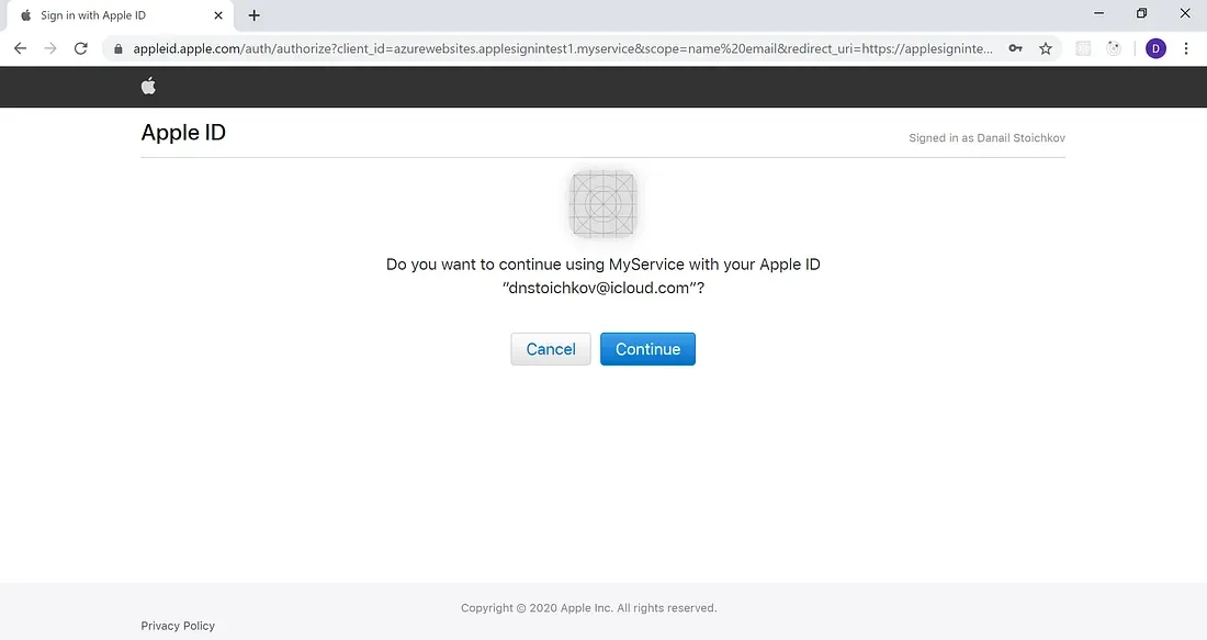 DotNETifying Sign in with Apple - Accedia