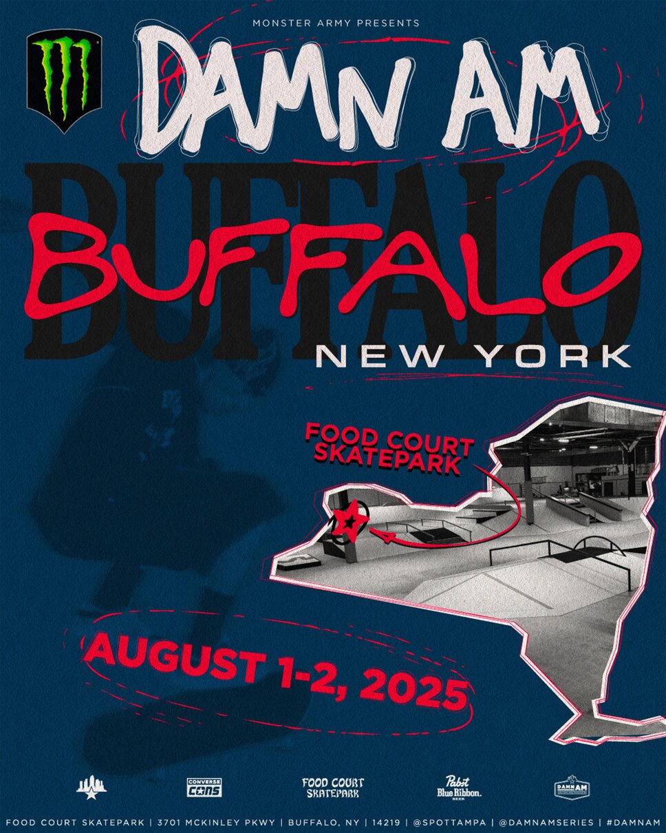 Damn Am Buffalo 2025 | August 1-2 — Skatepark of Tampa