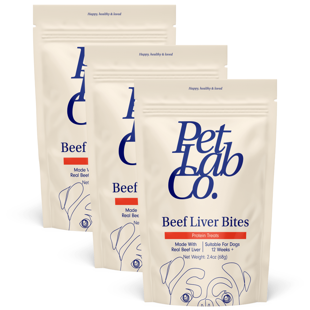 Freeze Dried Beef Liver Bites | Nutritious Dog Treats | PetLab Co.