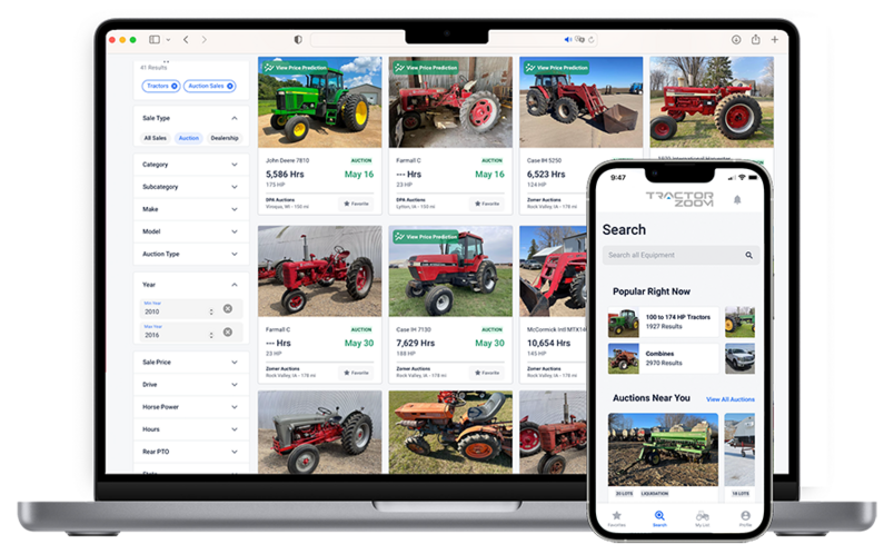 Value, Market, & Turn Equipment Faster | Tractor Zoom Pro