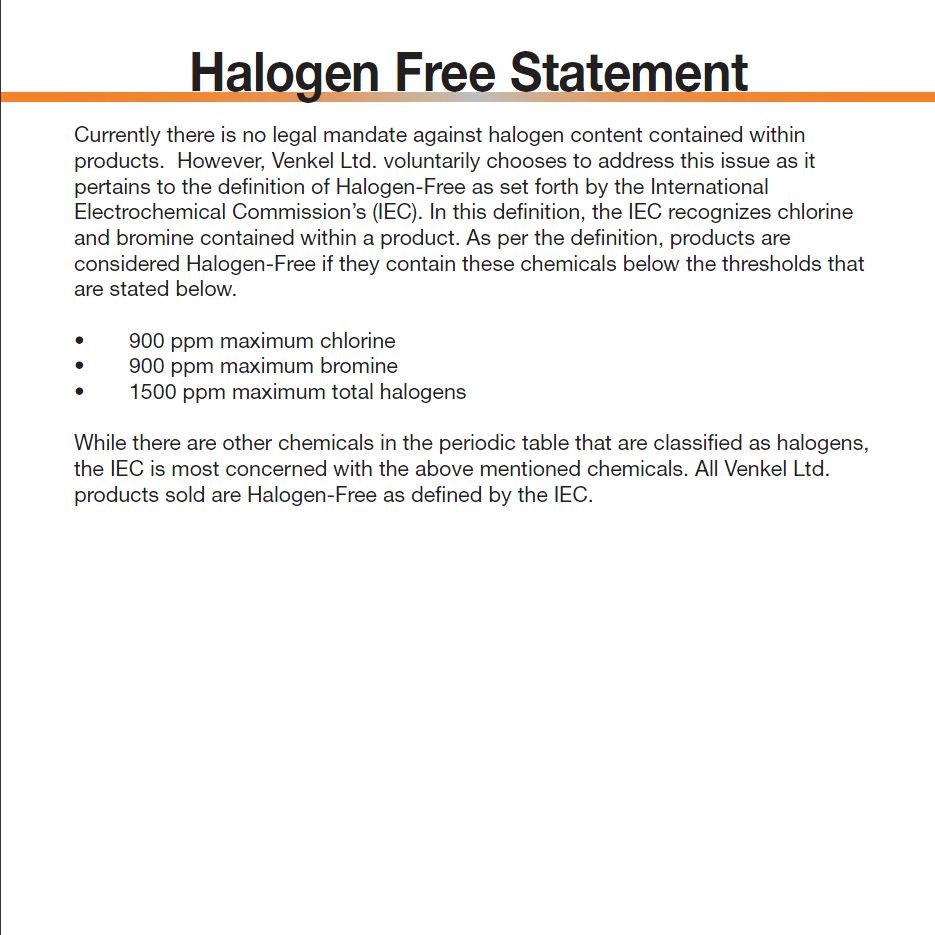 Halogen Free - Venkel