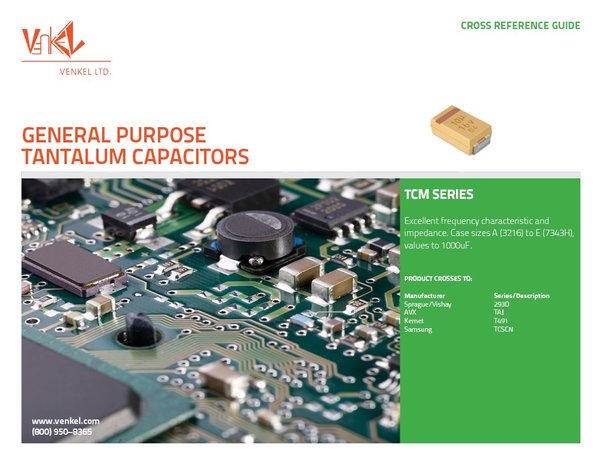 Cross Reference Guide: General Purpose Tantalum Capacitors - Venkel