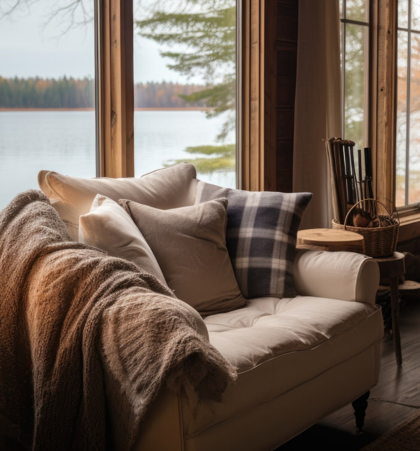 3 Fall Looks for a Serene and Rustic Lake House Vibe | furniture.com