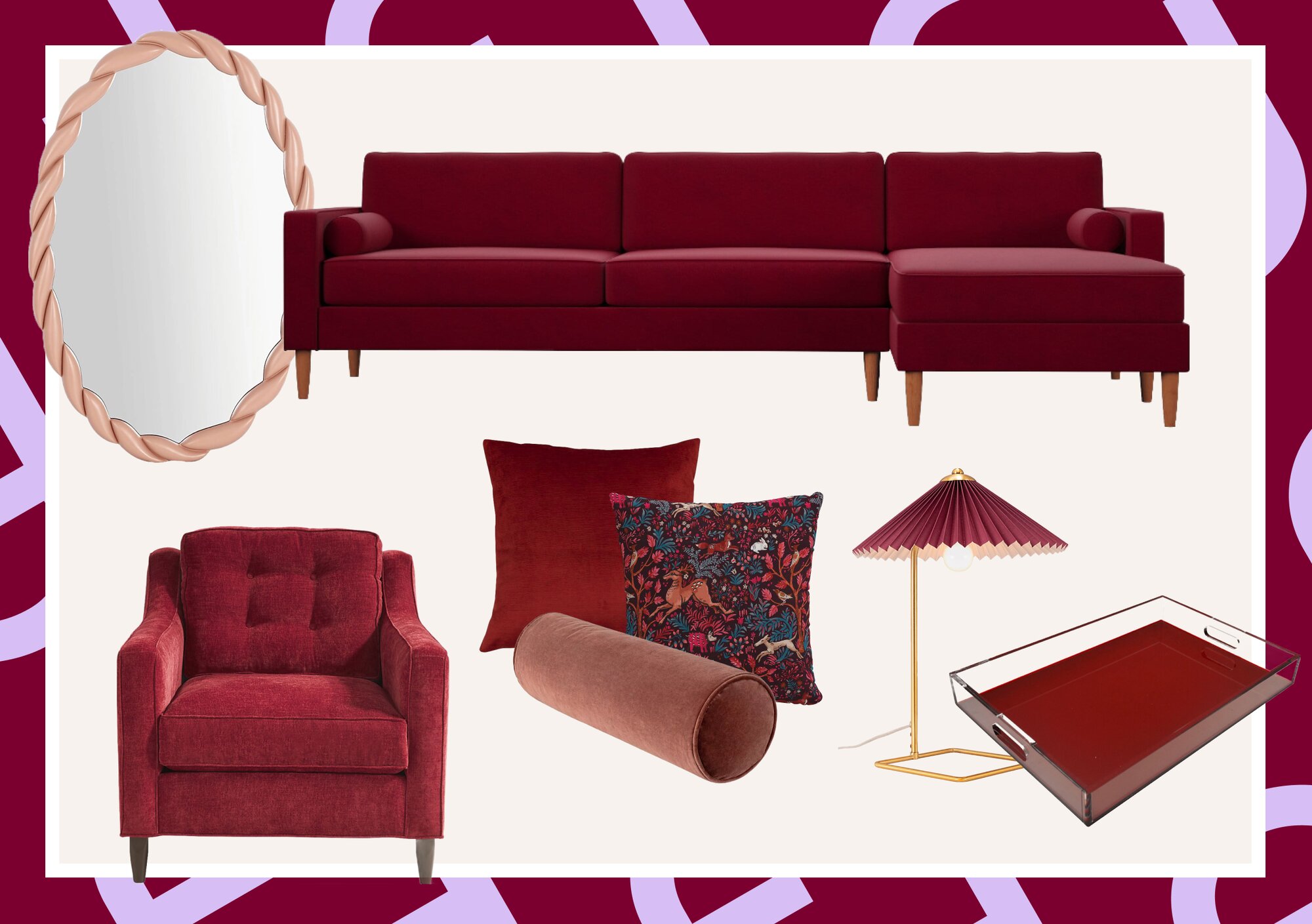 3 Ways To Embrace the Viral “Unexpected Red” Trend | furniture.com