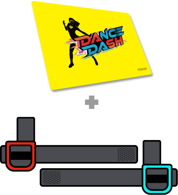 Meta Quest Trackstraps + Dance Dash Steam Key