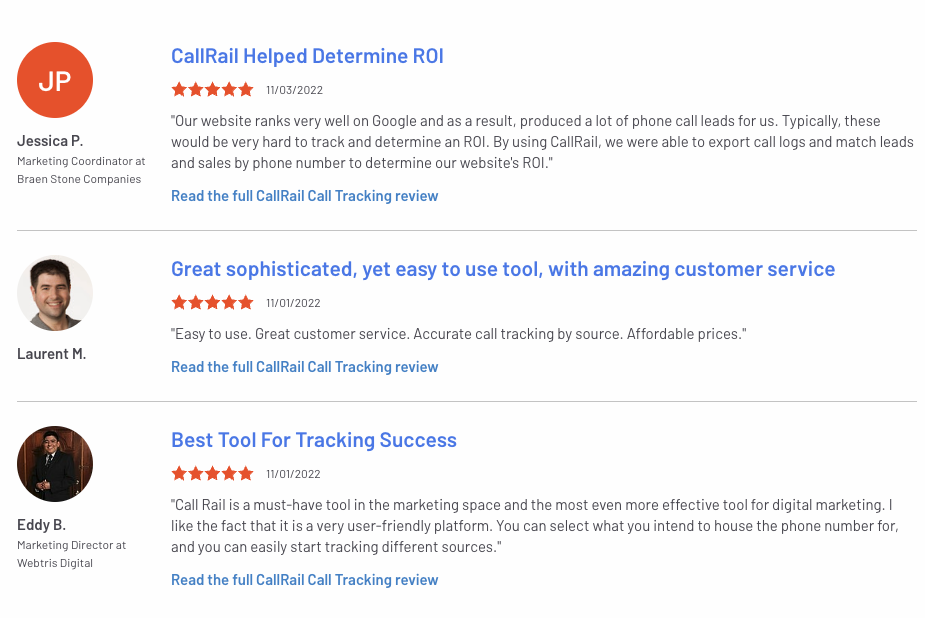 CallRail Named #1 Inbound Call Tracking Provider by G2 for Five ...