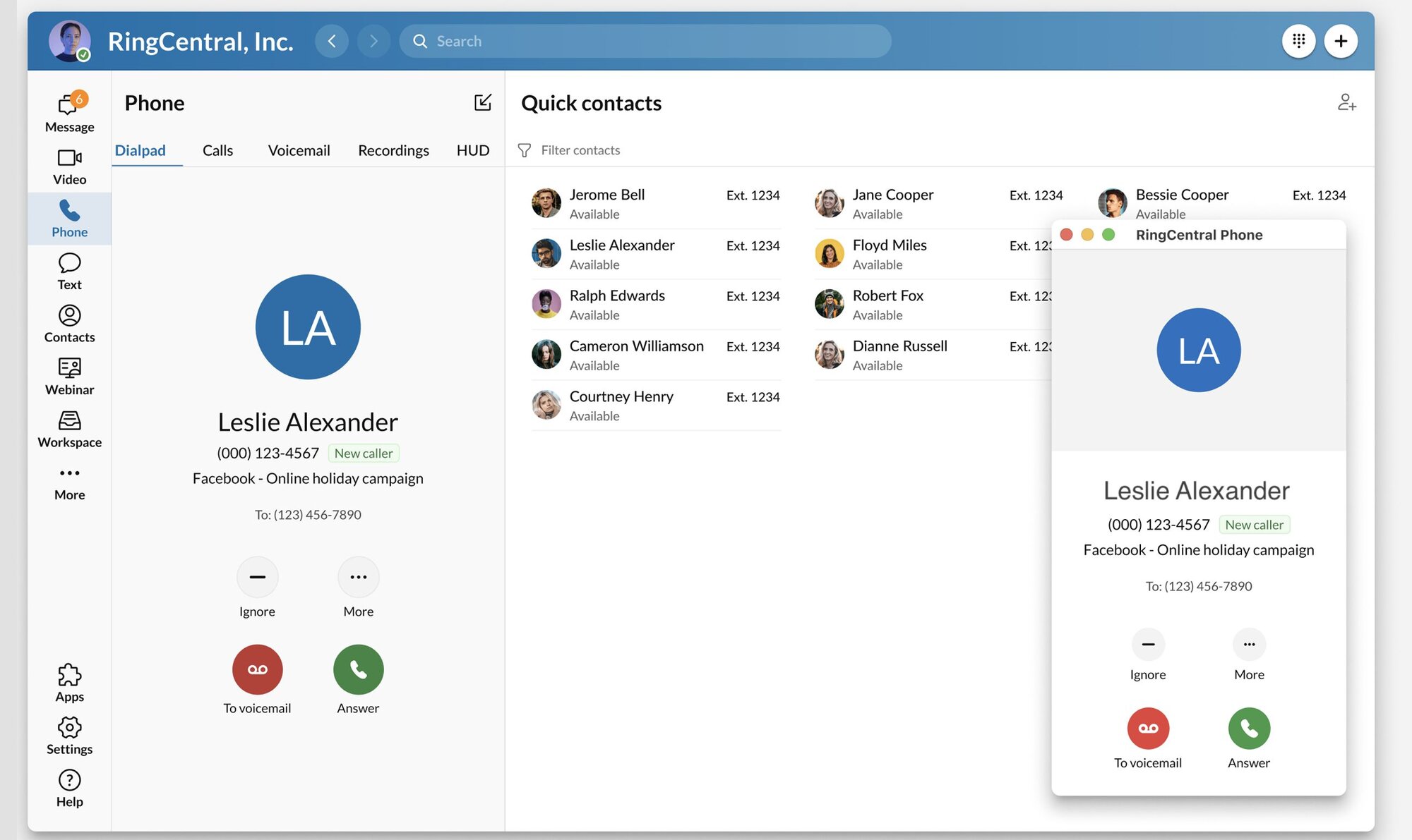 RingCentral | CallRail Integration