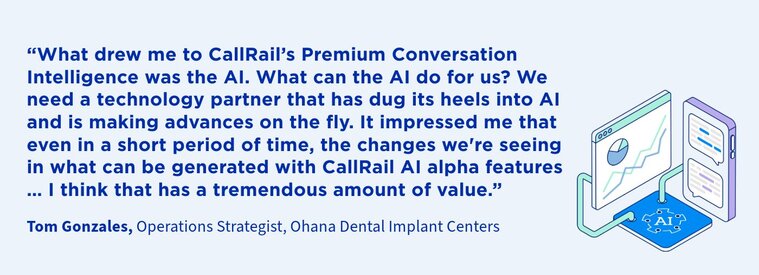 Unlock patient marketing insights with CallRail’s AI