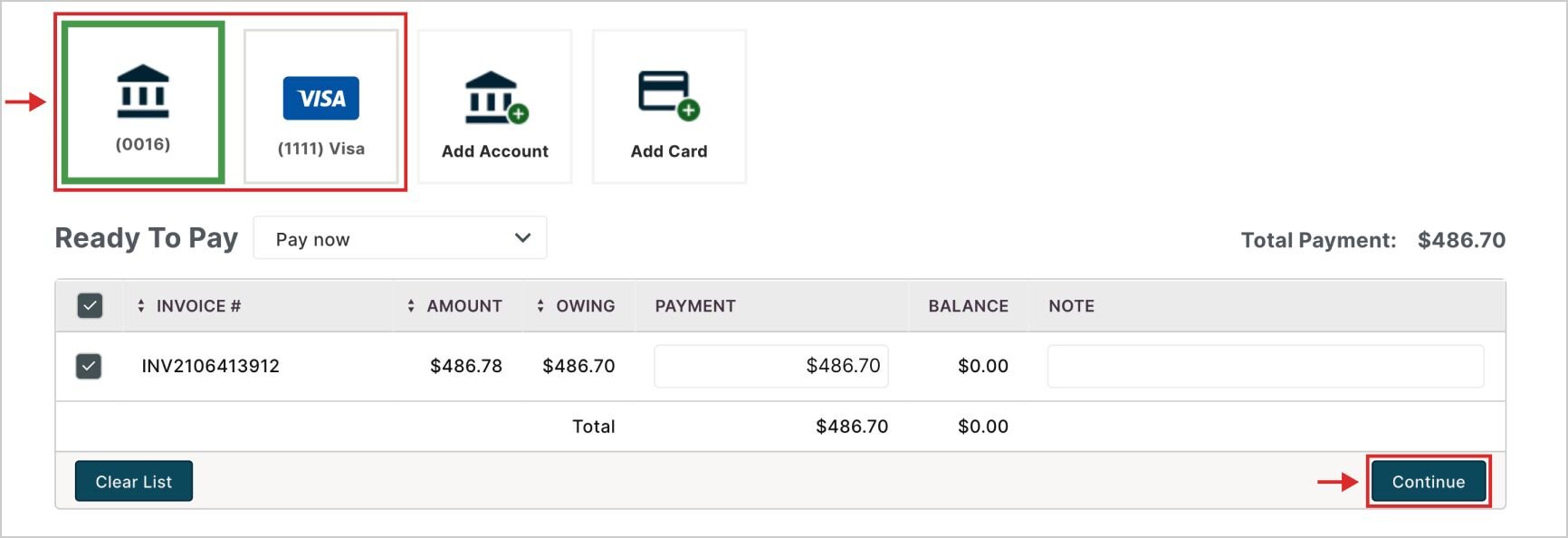 Invoice Payment Portal