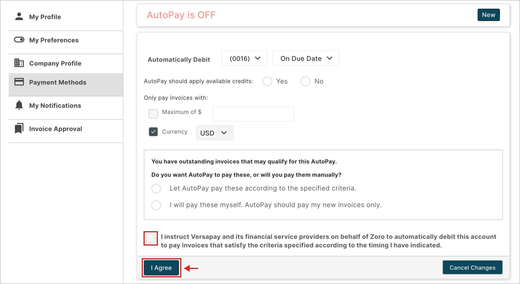 Invoice Payment Portal