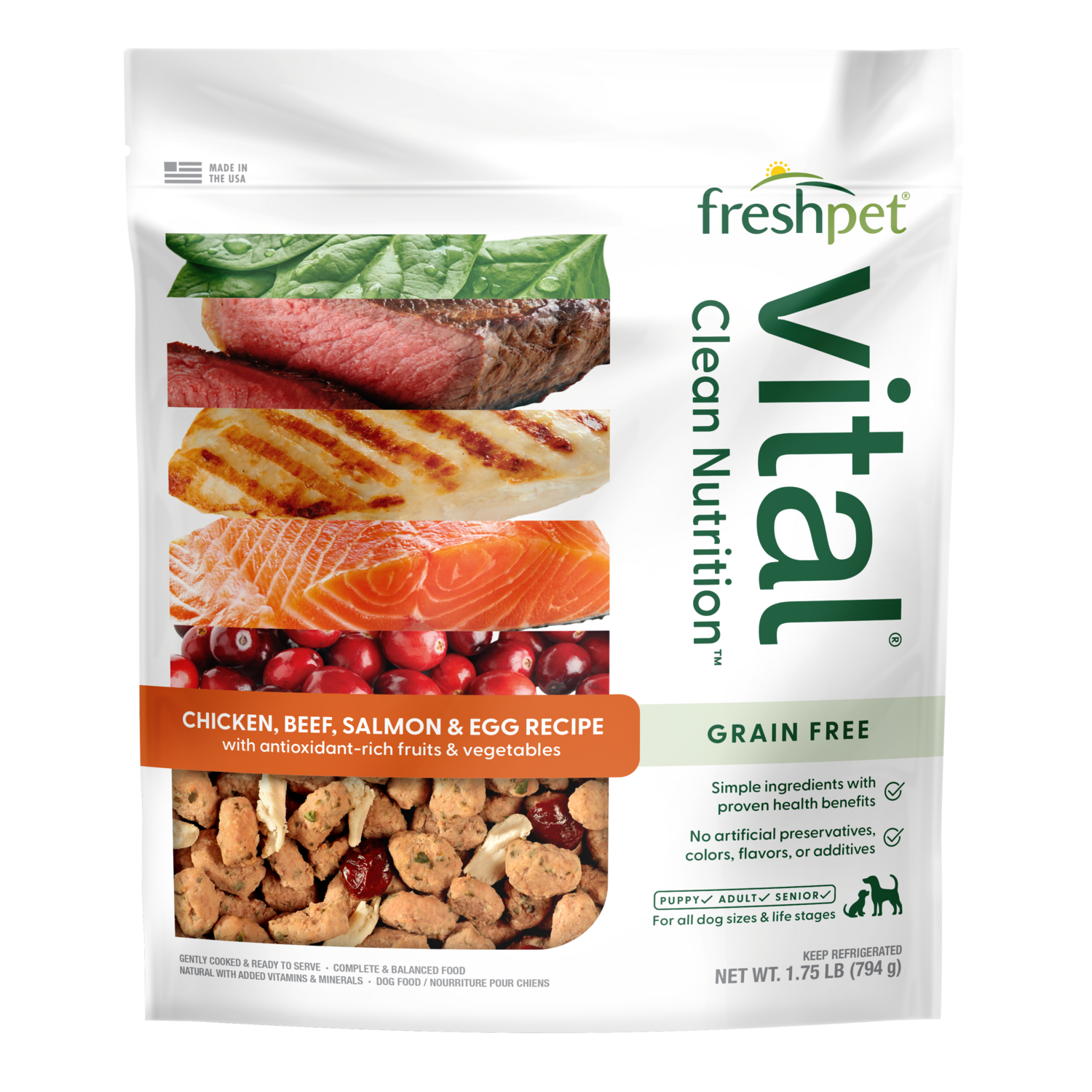 Freshpet® Vital Grain-Free Dog Food | Freshpet