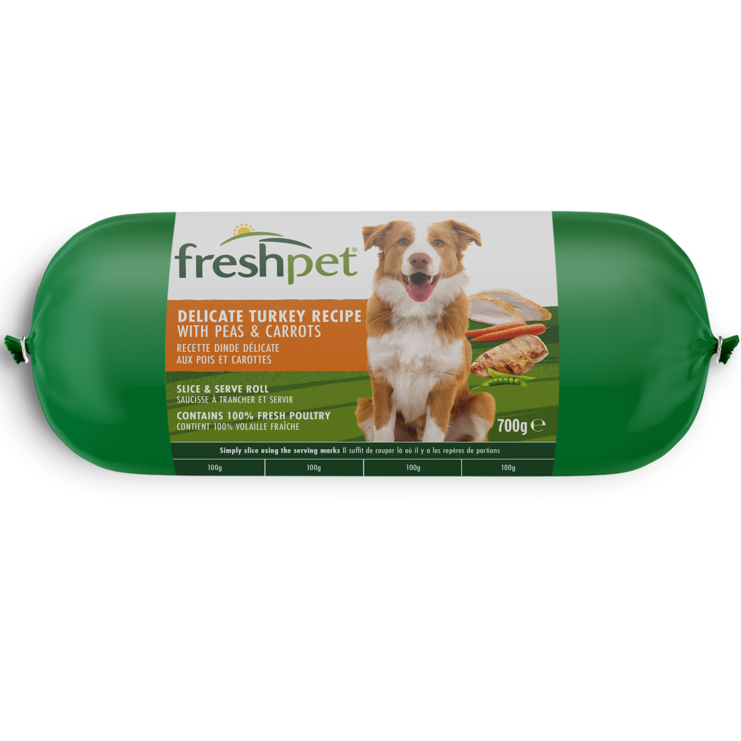 Freshpet® Turkey Recipe with Peas & Carrots