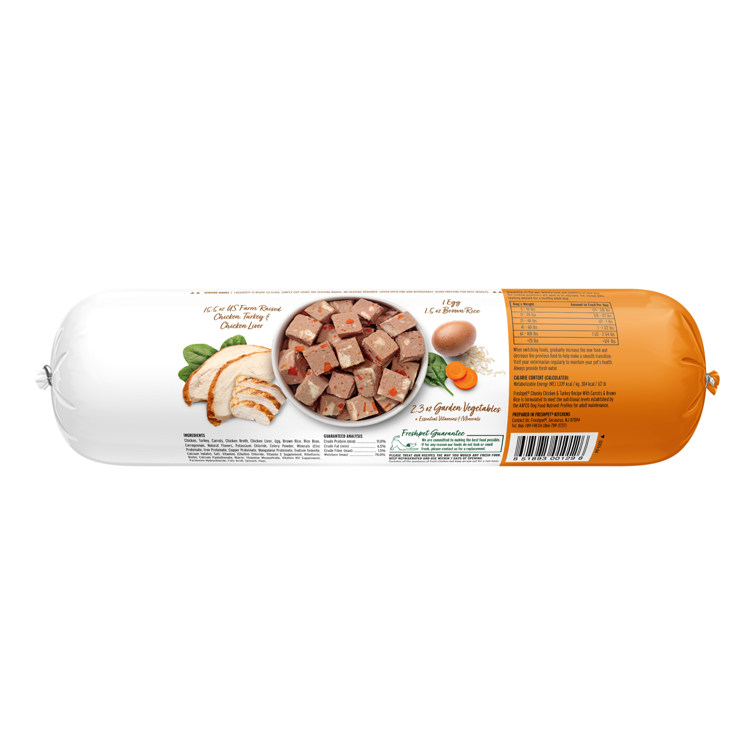 Freshpet® Chunky Chicken & Turkey Dog Food