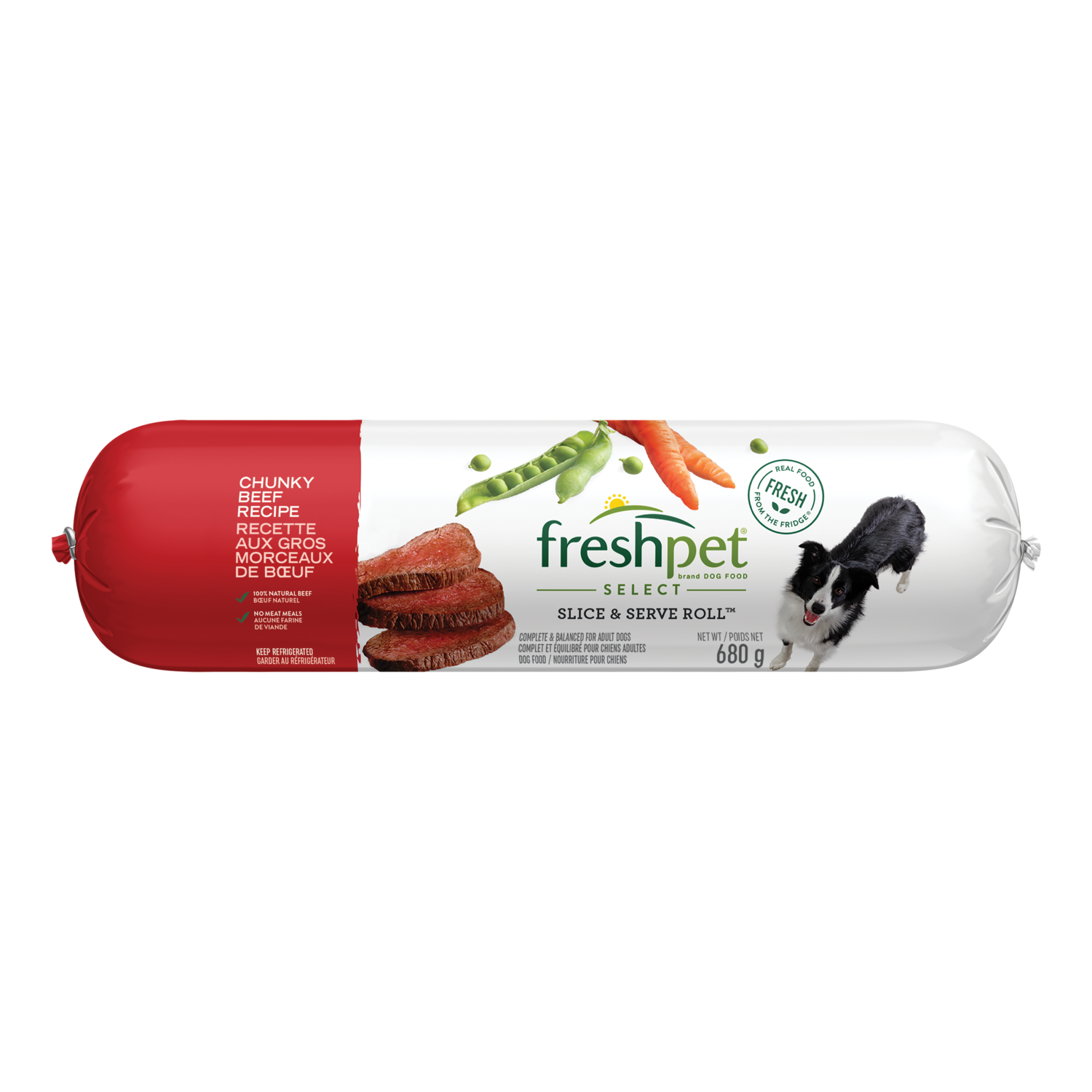 Freshpet® Chunky Beef with Vegetables & Rice Dog Food