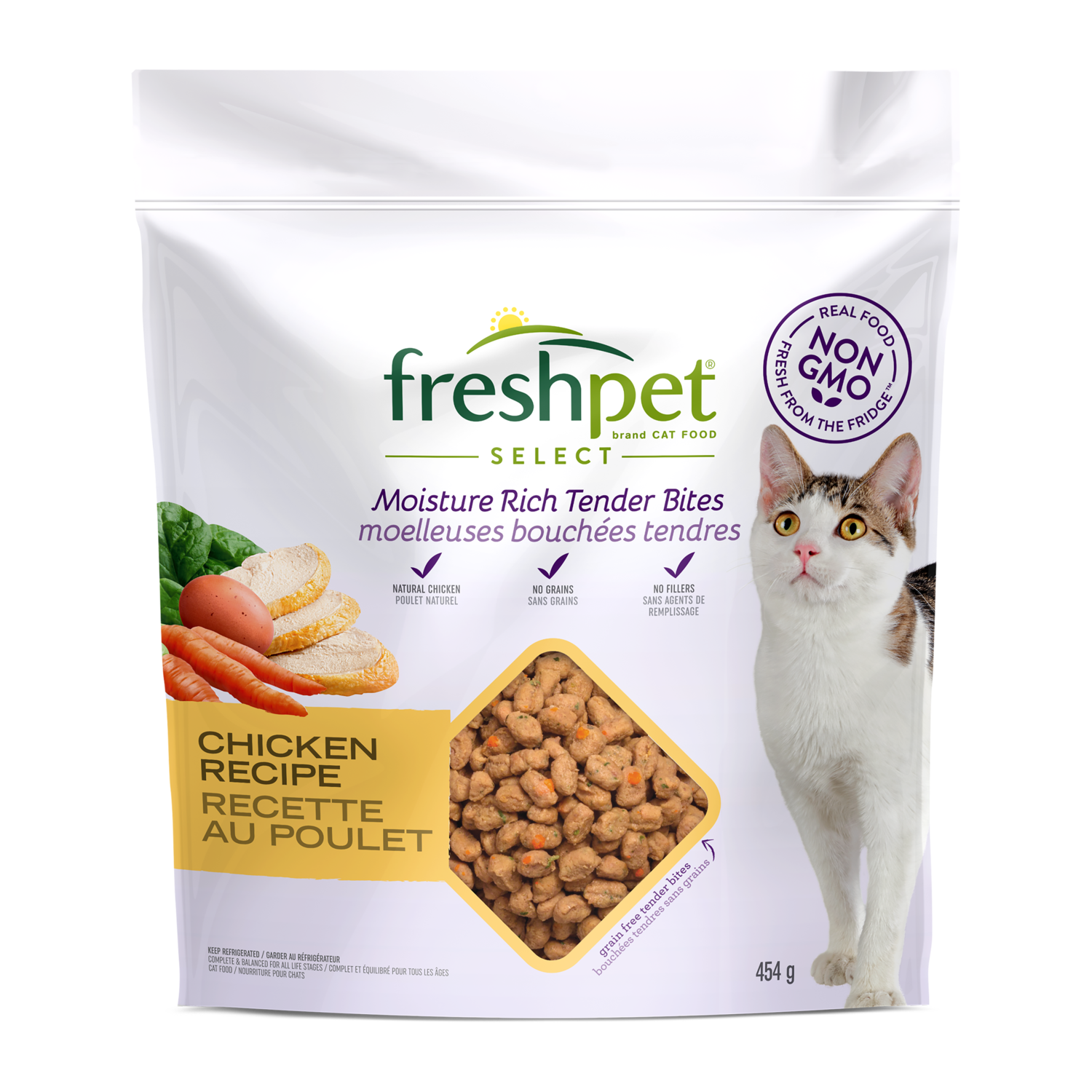 Freshpet® Tender Chicken with Garden Veggies Cat Food