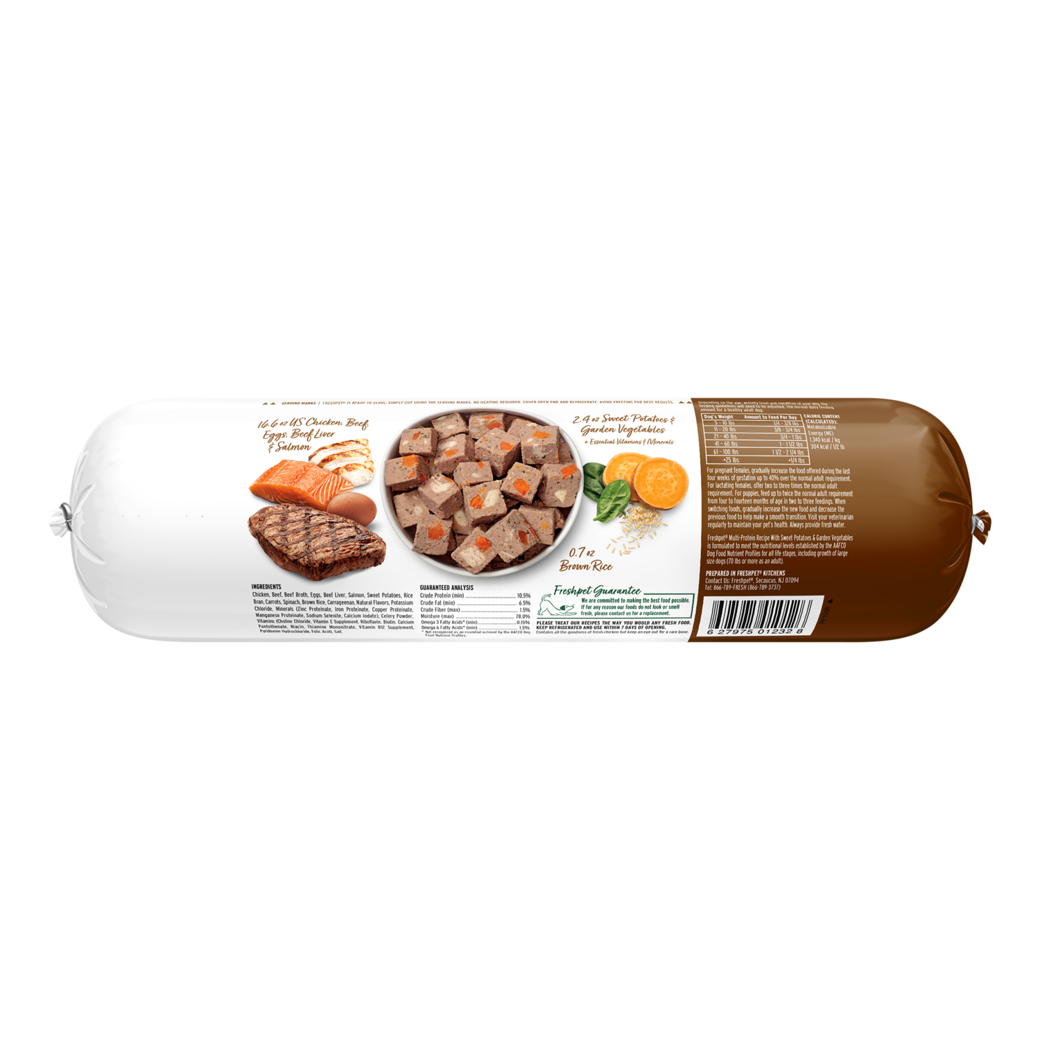 Freshpet® Multi-Protein Chicken, Beef and Salmon Dog Food Roll