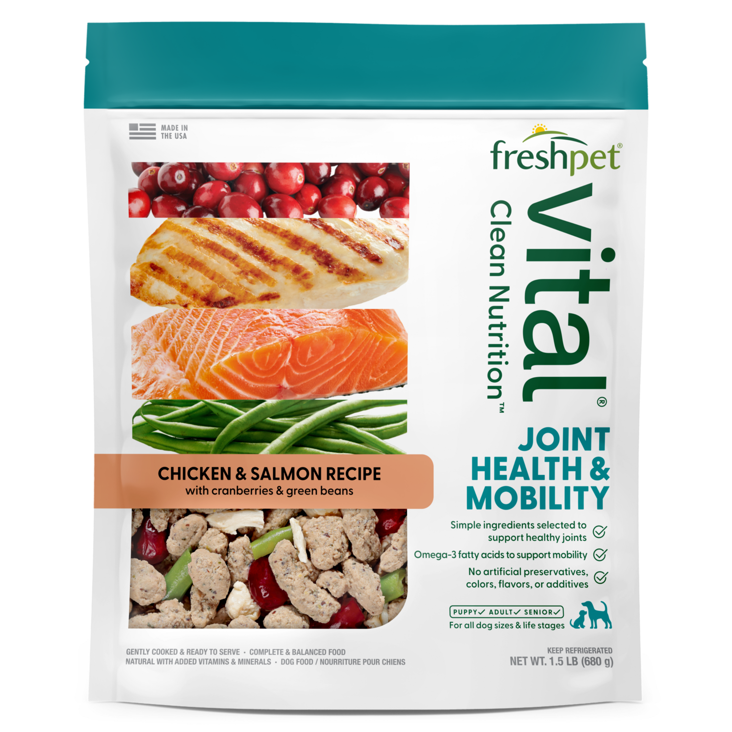 Freshpet Vital Joint & Mobility Health Dog Food w/ Glucosamine