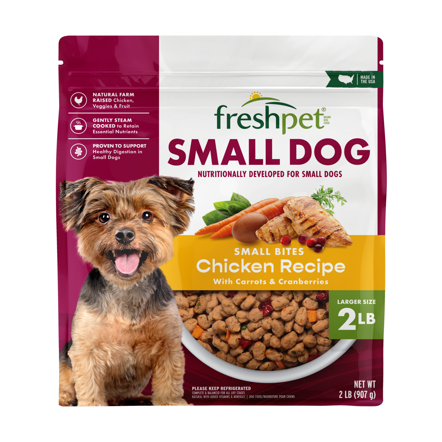 Freshpet® Small Dog Bite Size Chicken Recipe