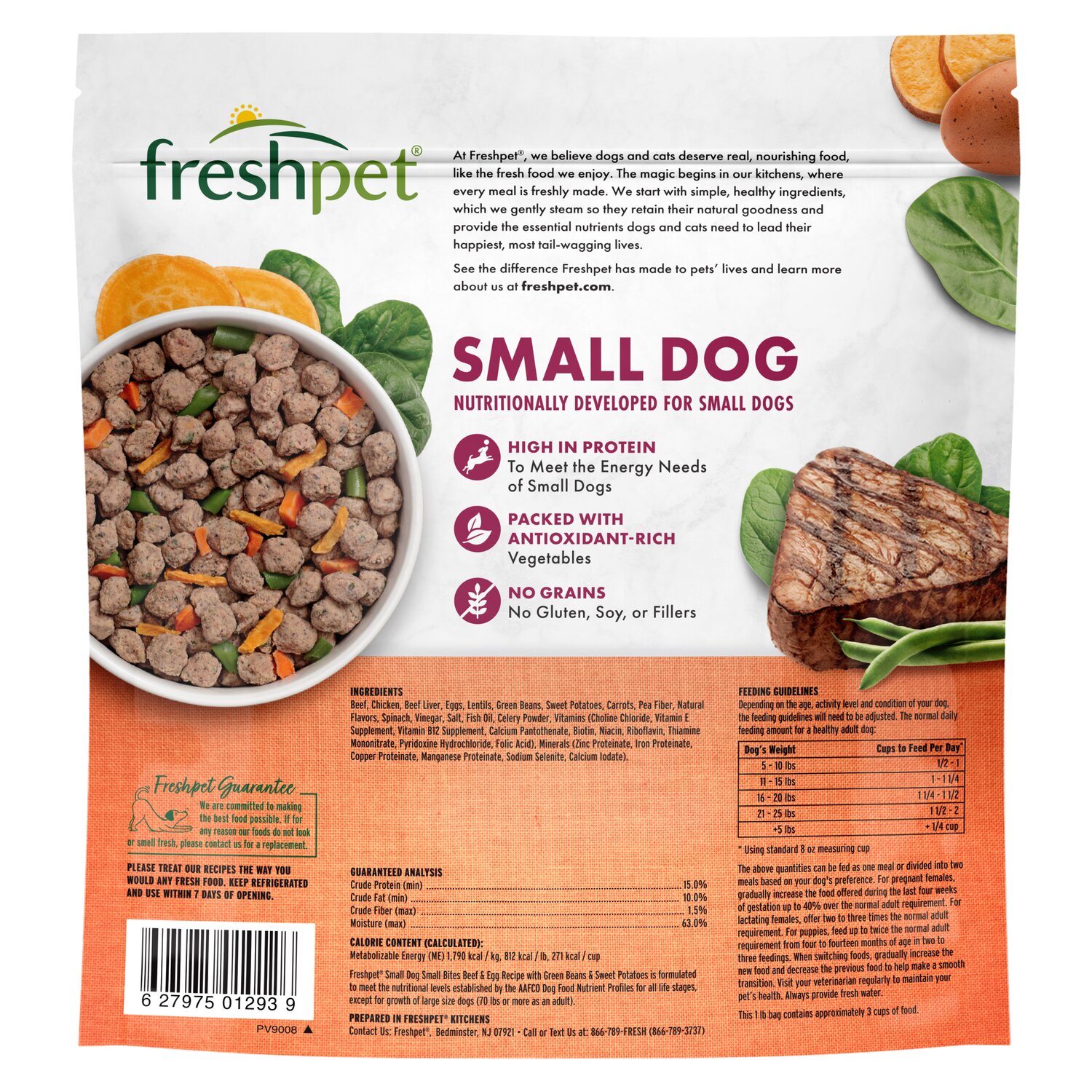 Freshpet® Beef, Egg, Green Beans & Sweet Potato Small Dog Food